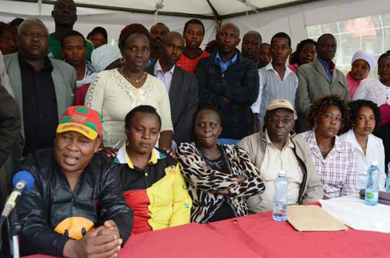 Leaders call for Senator Johnstone Muthama's arrest
