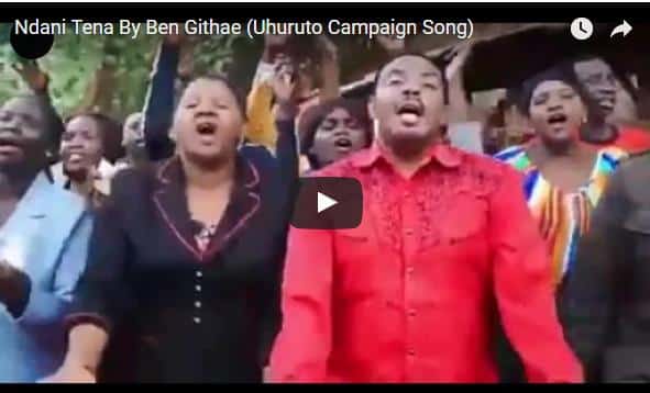 Ben Githae counters Nasa’s Tibim song with UhuRuto anthem