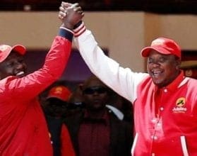 Who were Kenya's "Kapenguria Six" and what became of them?