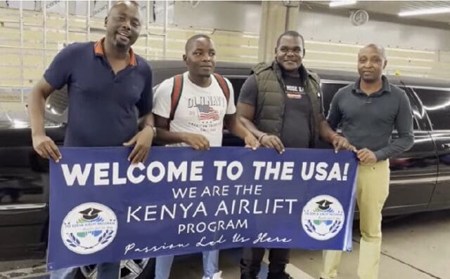 The Kenya Airlift Program Students Arrivals, August, 2021 Cohort