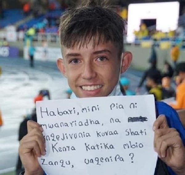 Colombian Boy's Request to Kenyan Athlete Felix Korir Goes Viral
