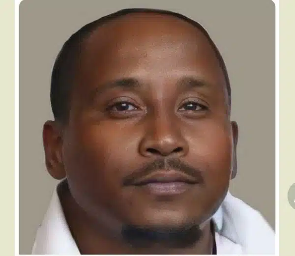 Death announcement for Washington Kangethe Nganga