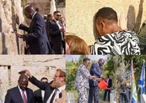 VIDEO: Ruto and Rachel Praying at Jerusalem's Wailing Wall