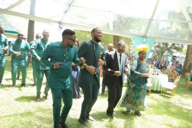 Colourful ceremony: Wetang'ula's son weds in a traditional wedding