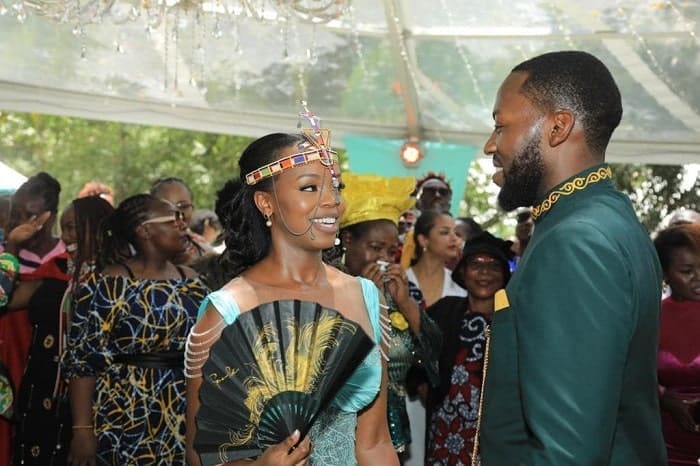 Colourful ceremony: Wetang'ula's son weds in a traditional wedding