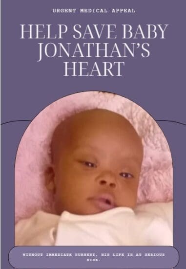 URGENT MEDICAL APPEAL: Help Save Baby Jonathan’s Heart