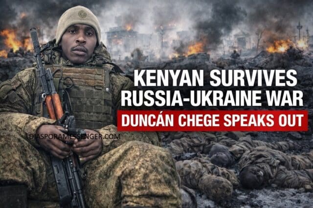 Kenyan Man Duncan Chege Shares Harrowing Escape from War