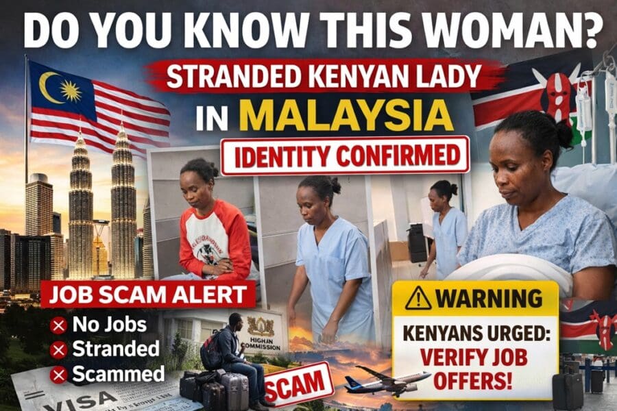 Update On Stranded Kenyan Lady In Malaysia: Identity Confirmed